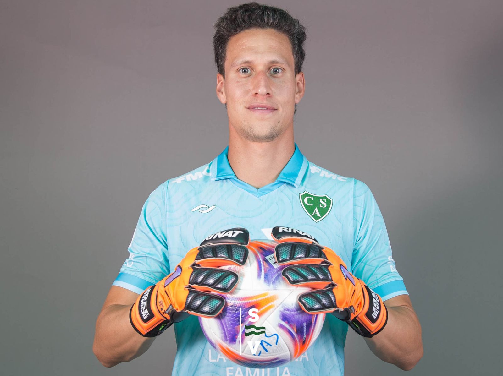 Con José Devecchi en el arco - Sentimiento Verde